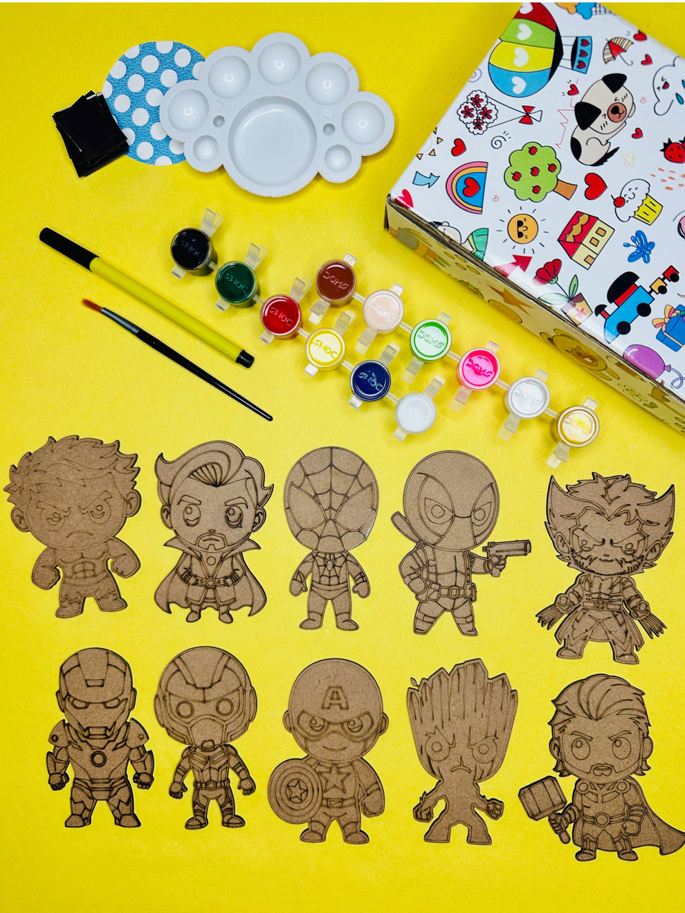 DIY Magnet Paint Kit - Superheros – Haplap Kit